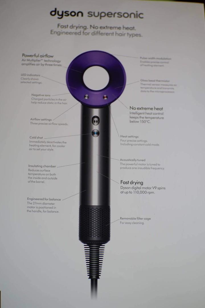 Daison Supersonic hair dryer, Beauty & Personal Care, Hair on Carousell