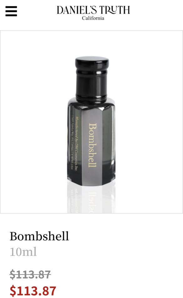 Daniel’s Truth Roll on pure oil perfume, Beauty & Personal Care ...