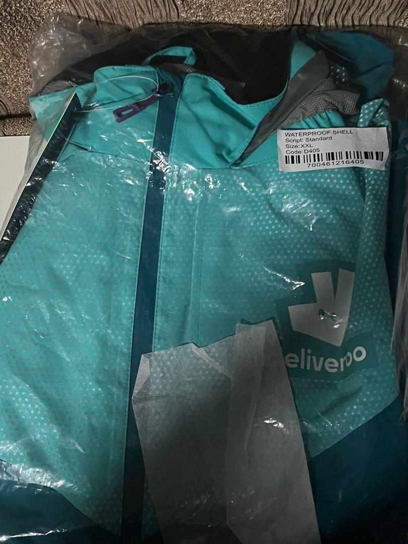 Deliveroo hardshell raincoat, Motorcycles, Motorcycle Accessories on ...