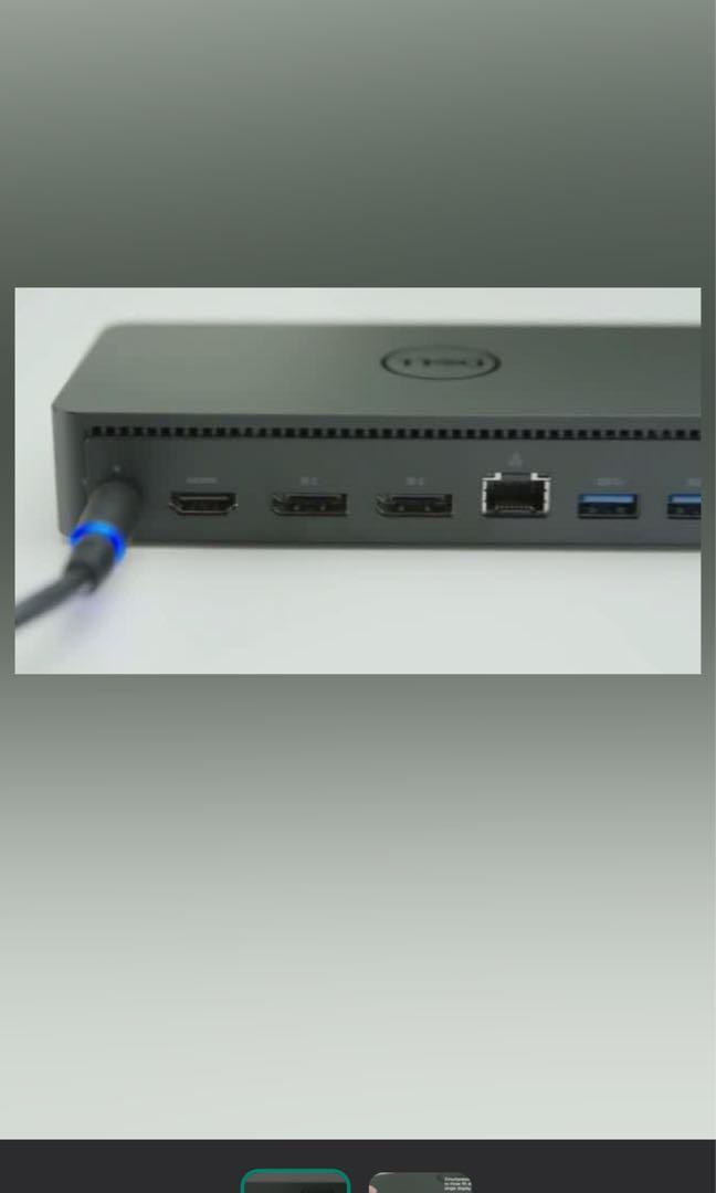 Dell Docking Station d600, TV & Home Appliances, Electrical, Adaptors ...