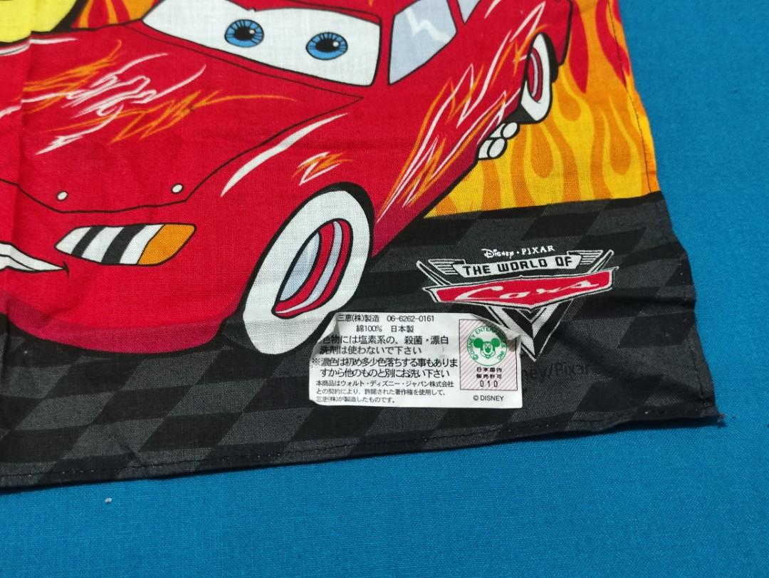 Disney Pixar Cars Lightning McQueen Handkerchief Hanky Panyo, Hobbies ...