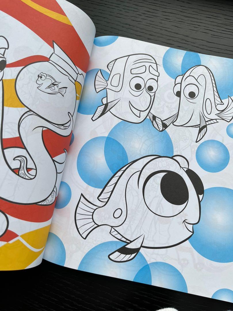Disney Pixar Coloring Book, Hobbies & Toys, Books & Magazines, Children ...