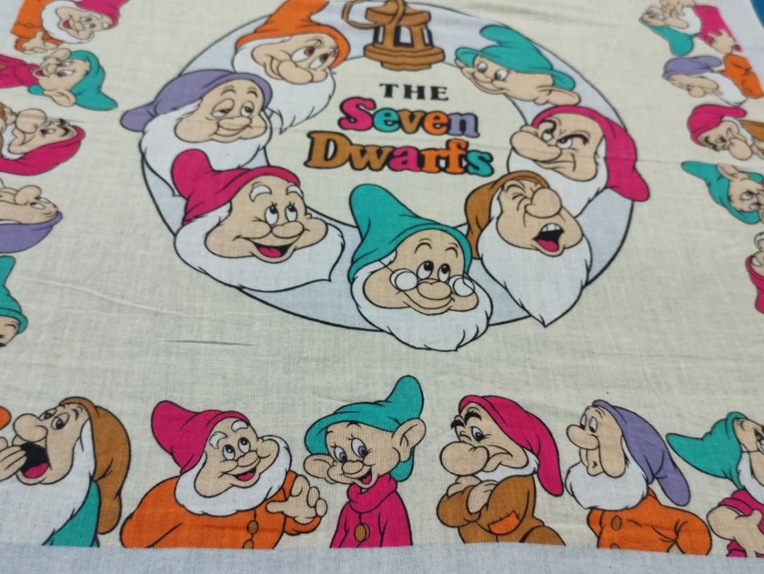 Disney Snow White and The Seven Dwarfs Handkerchief Hanky Panyo ...