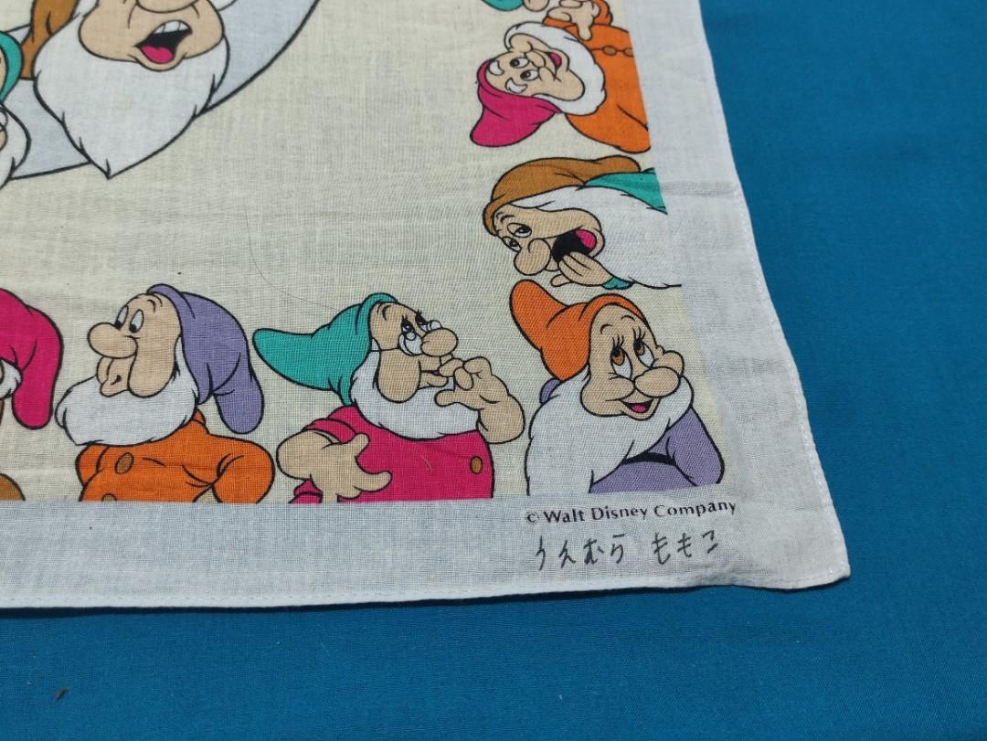 Disney Snow White and The Seven Dwarfs Handkerchief Hanky Panyo ...
