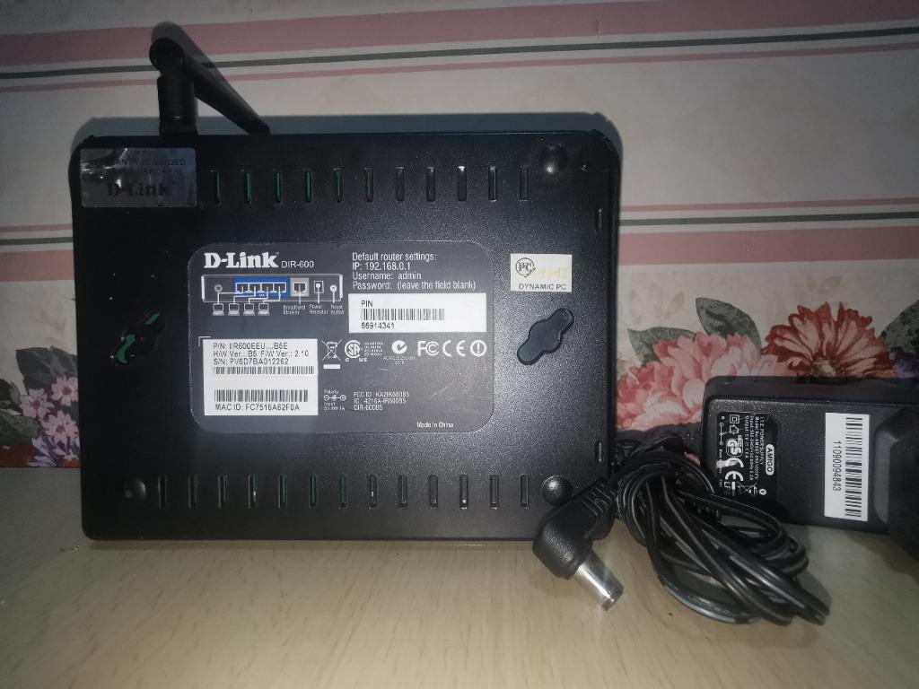 D-link DIR-600 router, Computers & Tech, Parts & Accessories ...