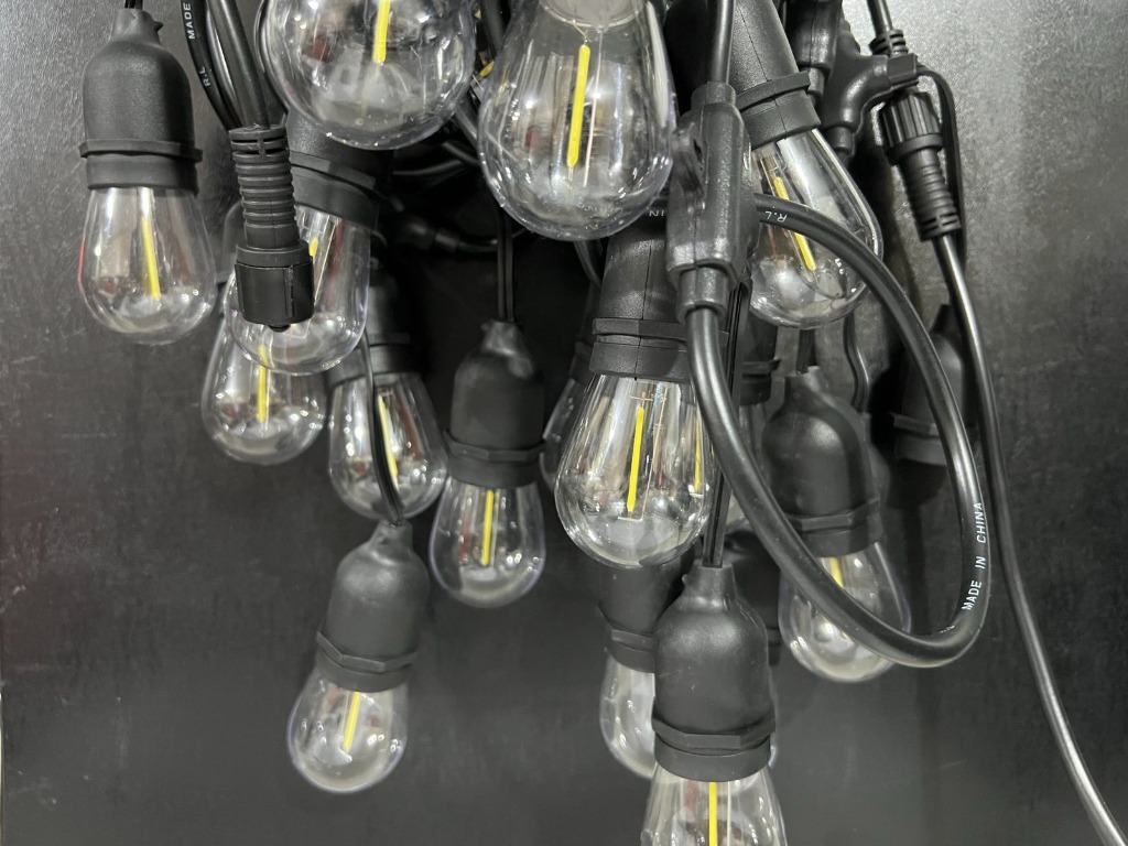 Edison String Lights Retro Filament Led Light bulb, Furniture & Home ...