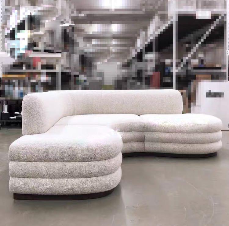 Emmanuel Designer Curve Sofa Modern Luxury Living Available in High ...