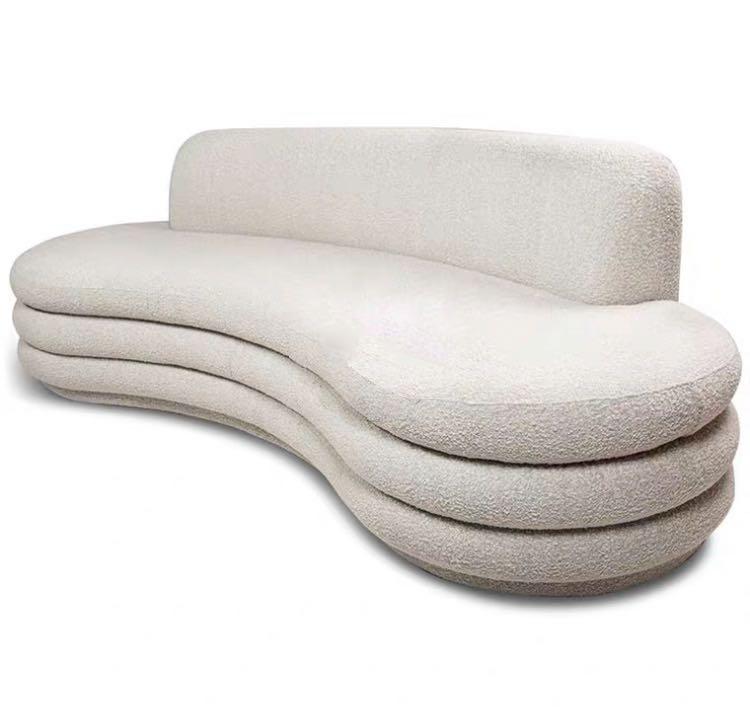 Emmanuel Designer Curve Sofa Modern Luxury Living Available in High ...