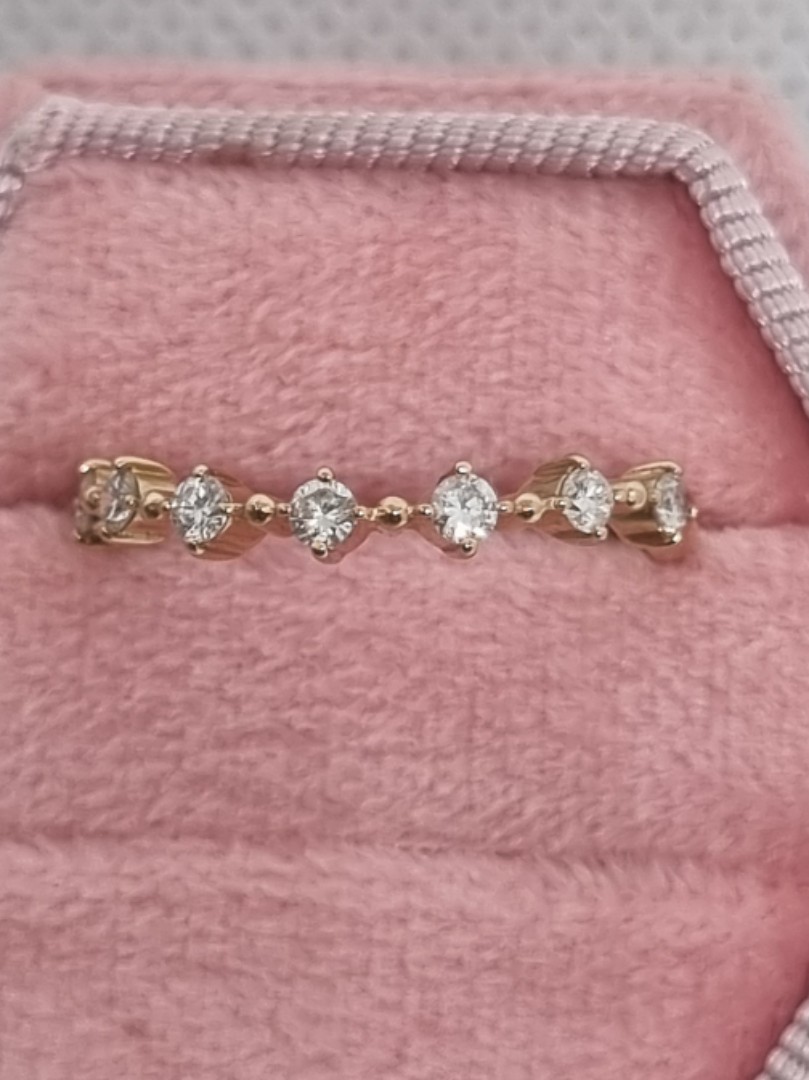 ETHEREAL Diamond 18K Band, Women's Fashion, Jewelry & Organisers, Rings ...