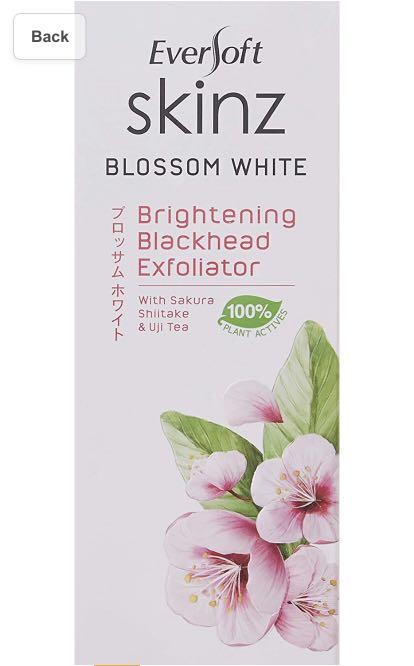 Eversoft Skinz Blossom White Brightening Black Head Exfoliator, 60 ...
