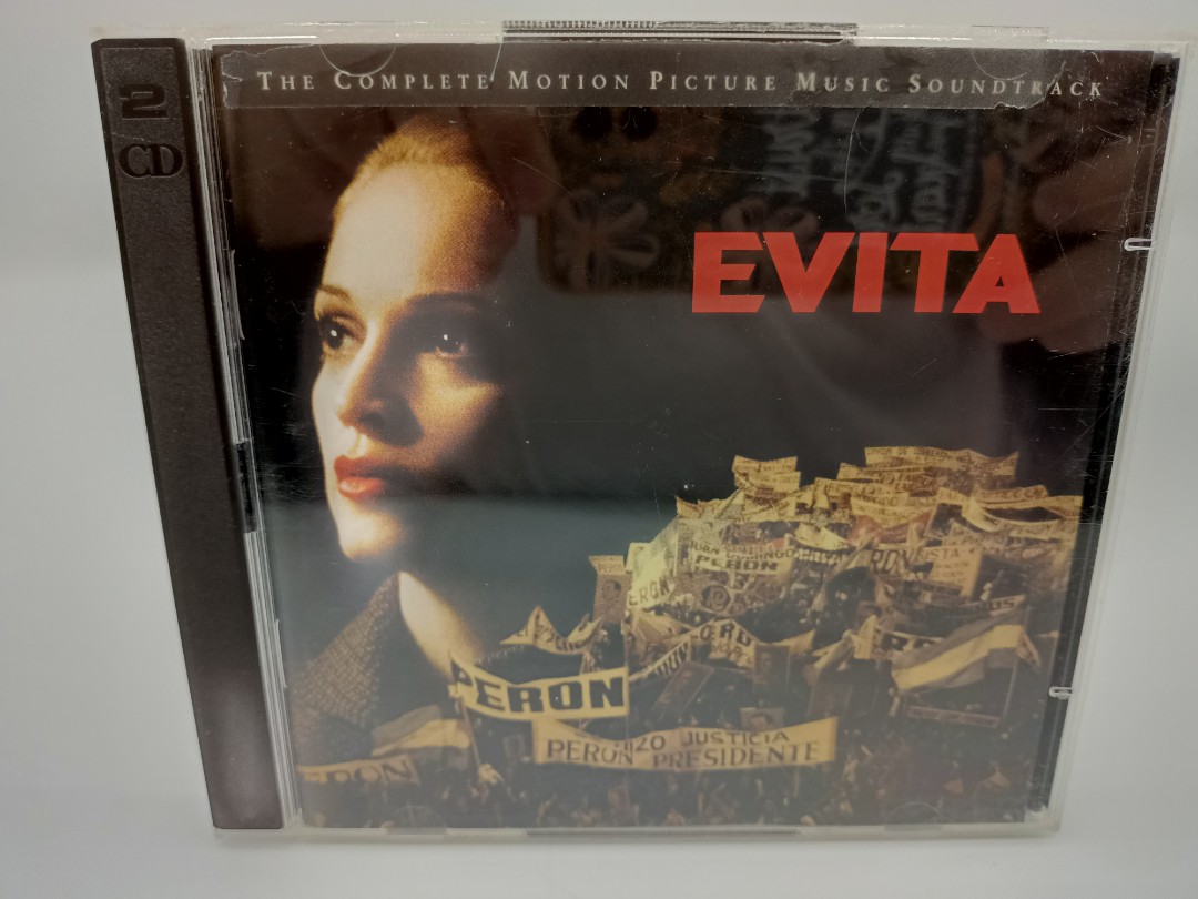 EVITA The Complete Motion Picture Soundtrack / 1996 Warner Bros Records ...