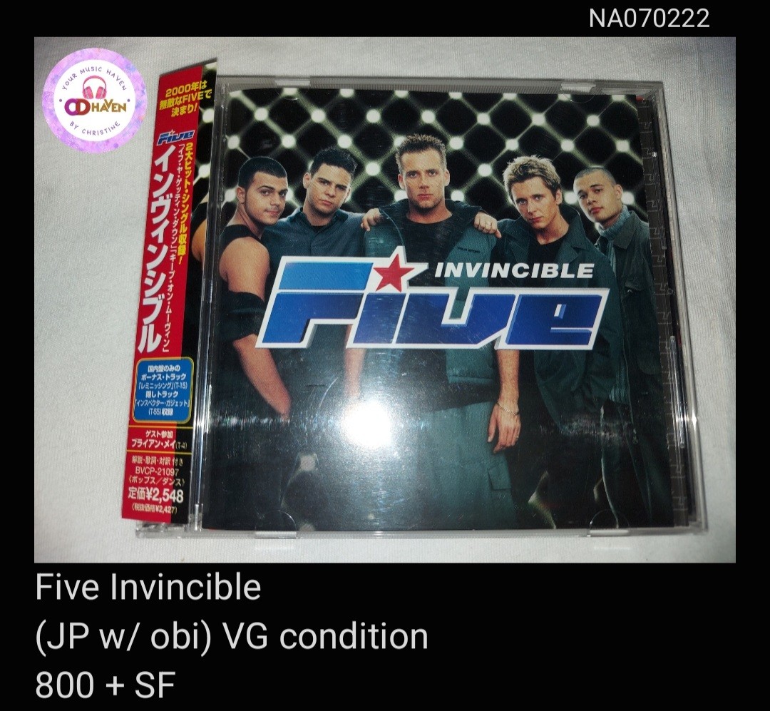 Five Invincible CD (unsealed), Hobbies & Toys, Music & Media, CDs ...