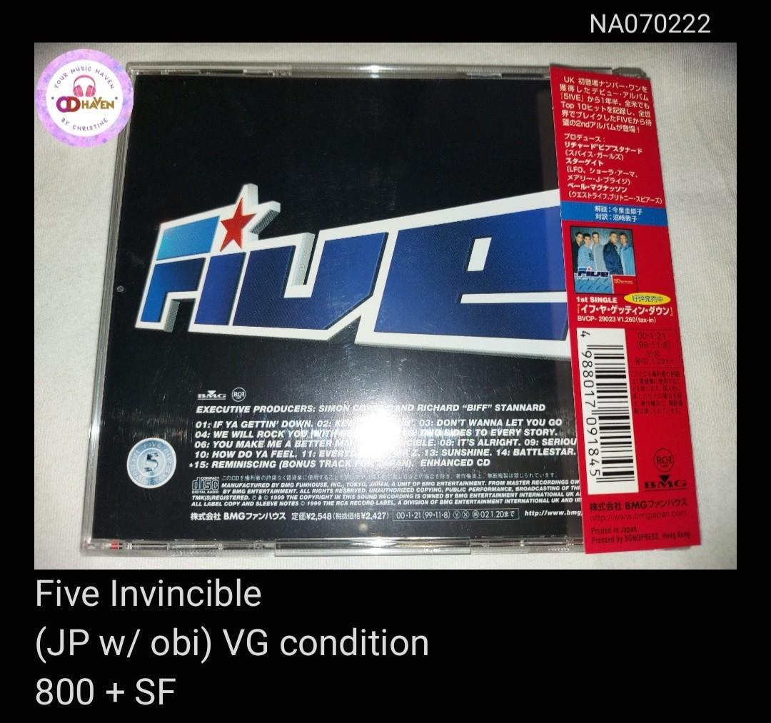 Five Invincible CD (unsealed), Hobbies & Toys, Music & Media, CDs ...