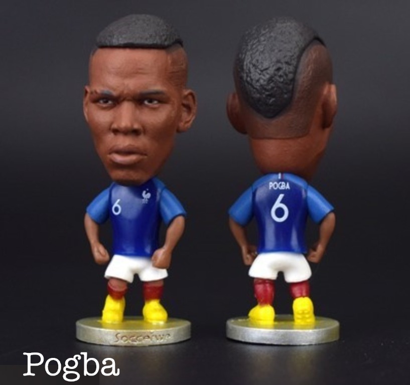 France Paul Pogba Soccerwe Kodoto Miniature Football Figurine Cake ...