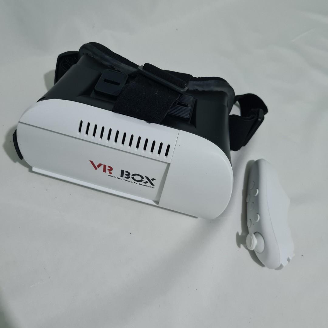 Free Controller White Vr Virtual Reality Glasses With Box Video Gaming
