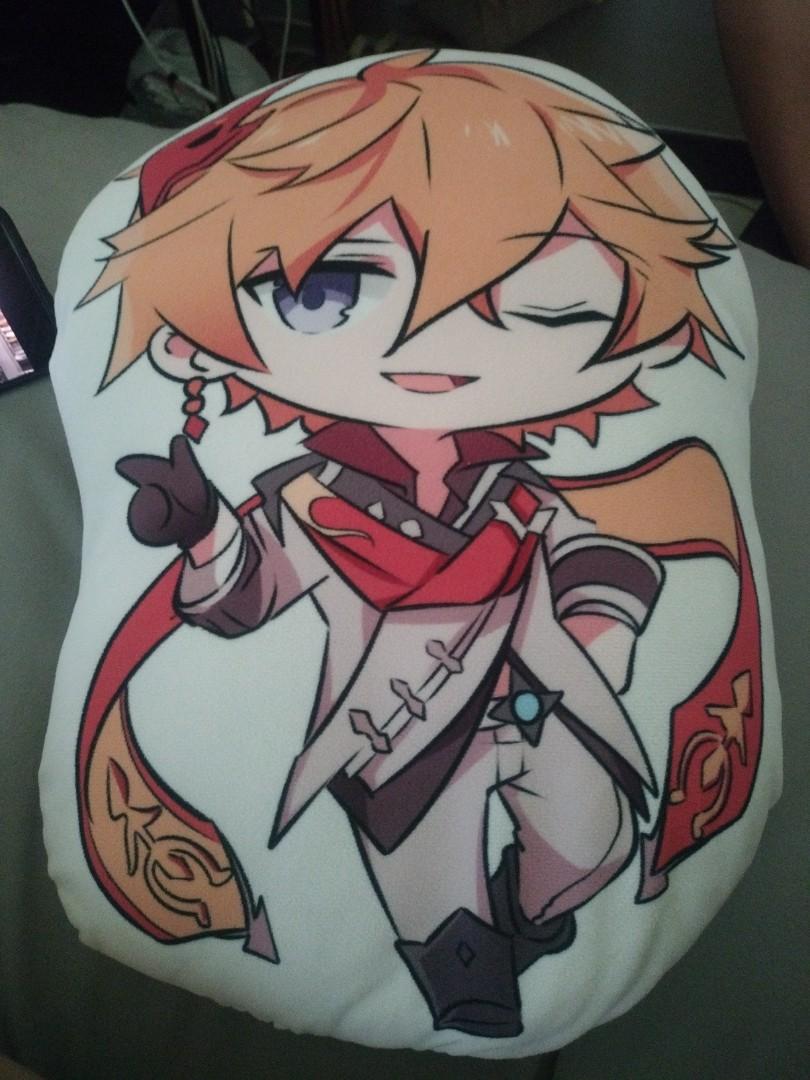 Genshin Impact Character Pillow - Tartaglia Childe, Hobbies & Toys ...