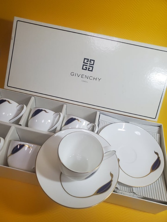 Givenchy cups and saucers, Furniture & Home Living, Kitchenware ...
