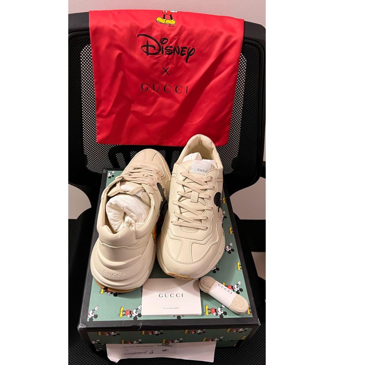 Gucci Mickey Disney Collab, Luxury, Sneakers & Footwear on Carousell
