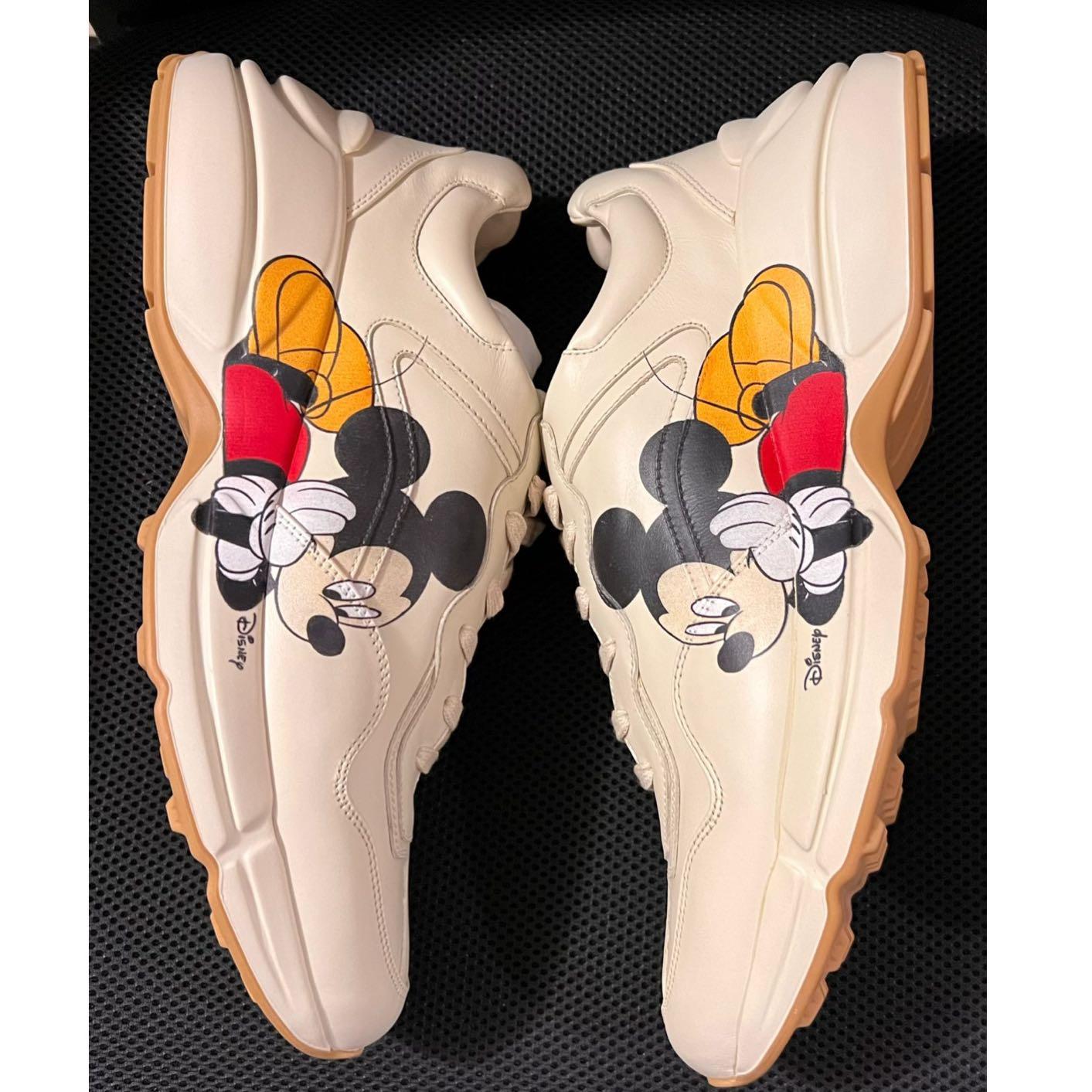 Gucci Mickey Disney Collab, Luxury, Sneakers & Footwear on Carousell