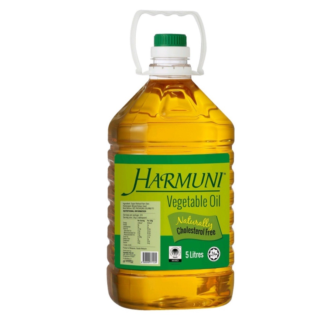 Harmuni Vegetable Cooking Oil (5L), Food & Drinks, Other Food & Drinks ...