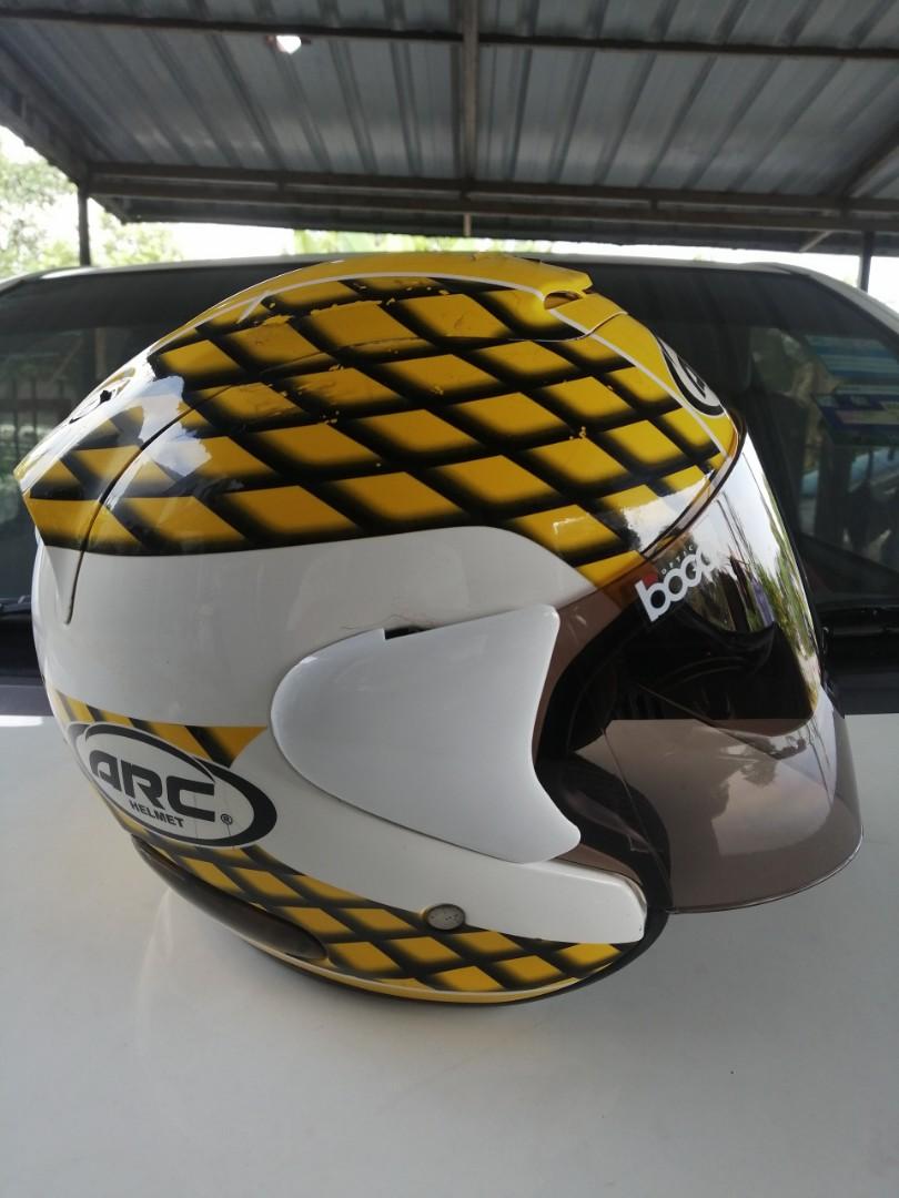 Helmet ARC Ritz AR5 Taira, Auto Accessories on Carousell