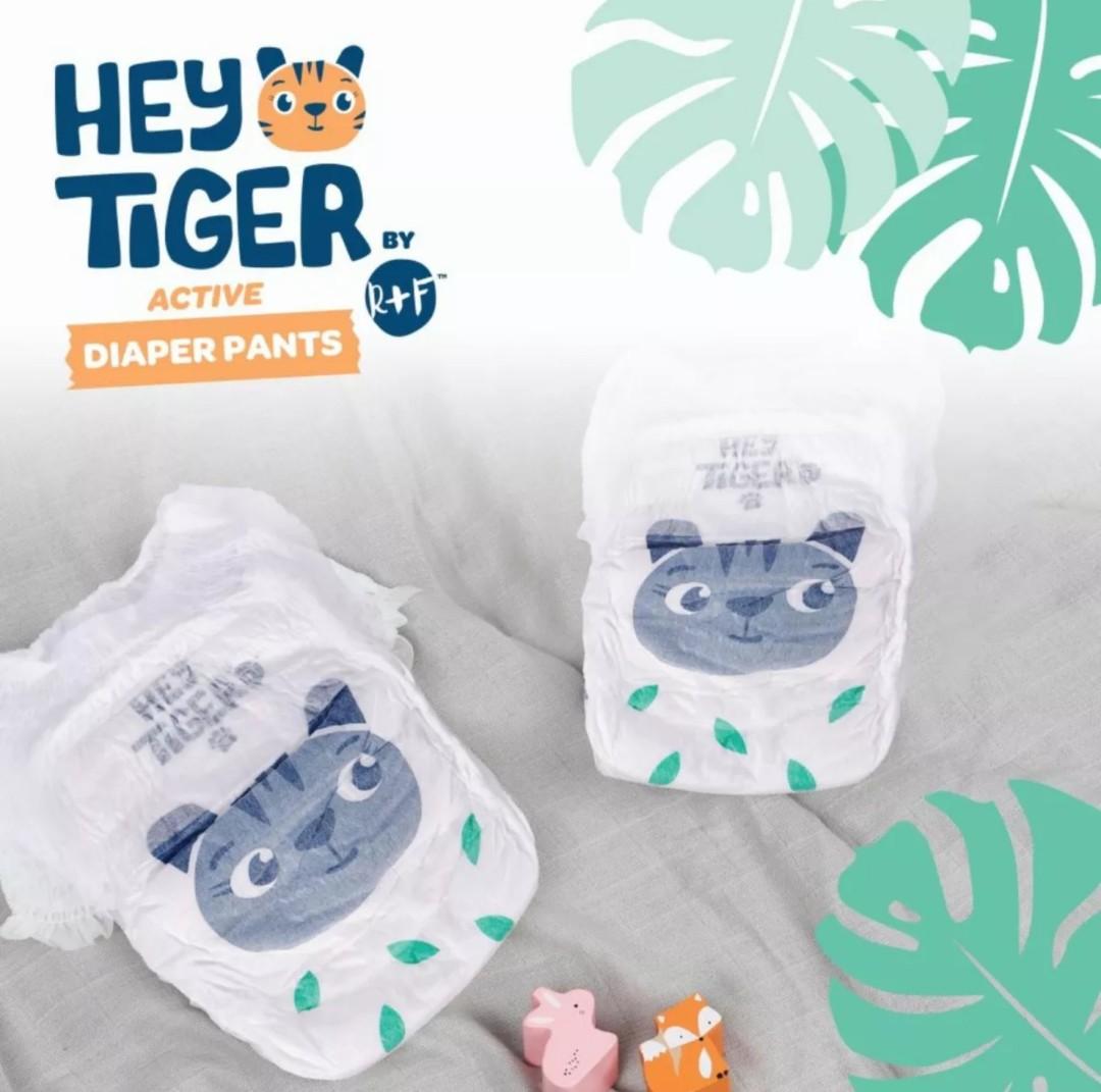 Hey Tiger Pants Diaper L, Babies & Kids, Bathing & Changing, Diapers ...