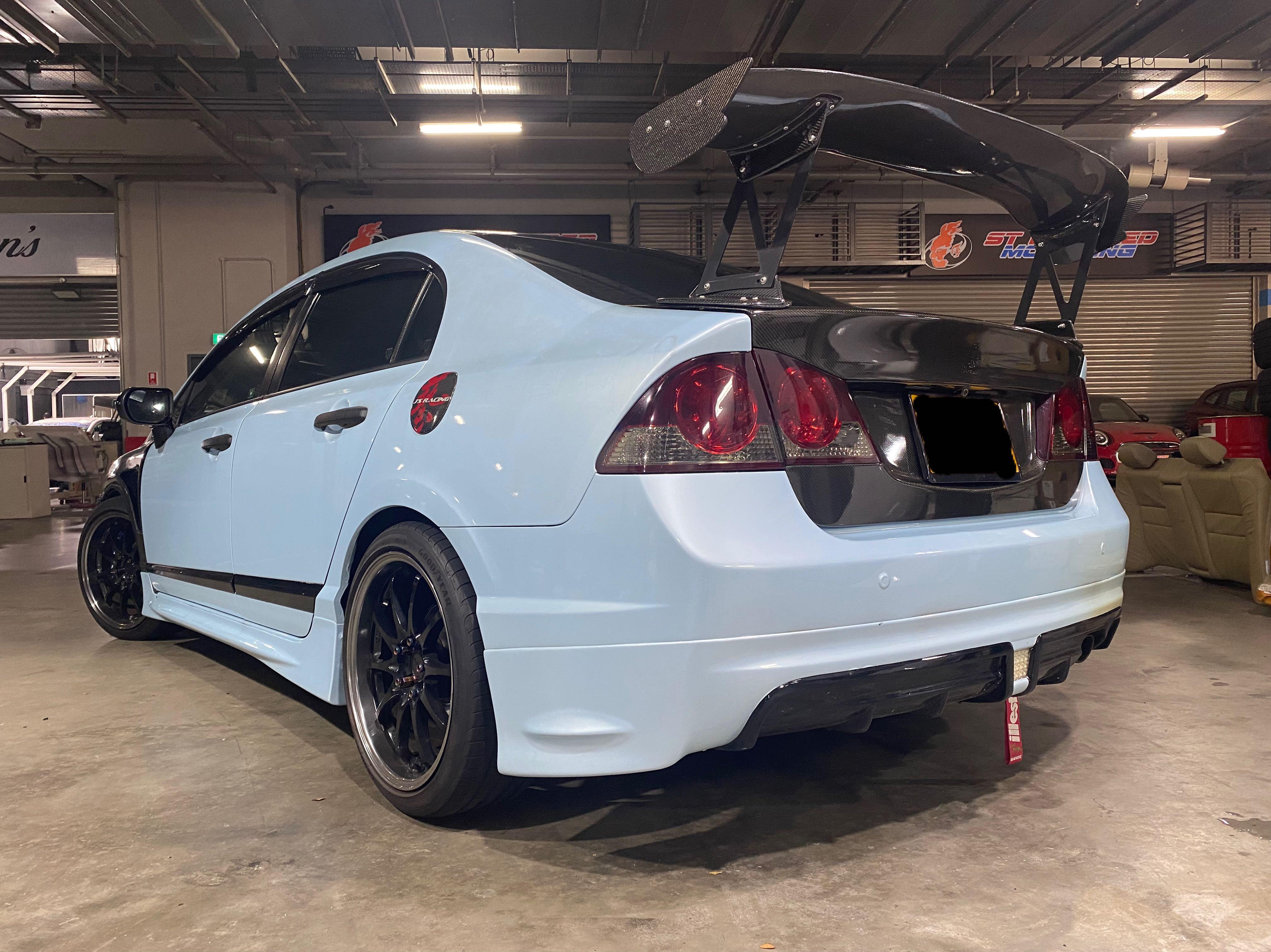 Honda Civic FD1M Dekit Sales FD FD1 FD2 FD3 FD4 FD2R, mugen rear bumper, pushstart, semi bucket ...