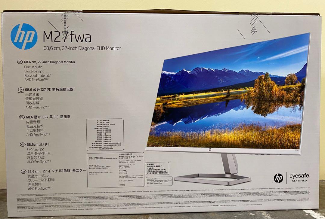 HP M27fwa FDH 27 inch monitor, Computers & Tech, Desktops on Carousell
