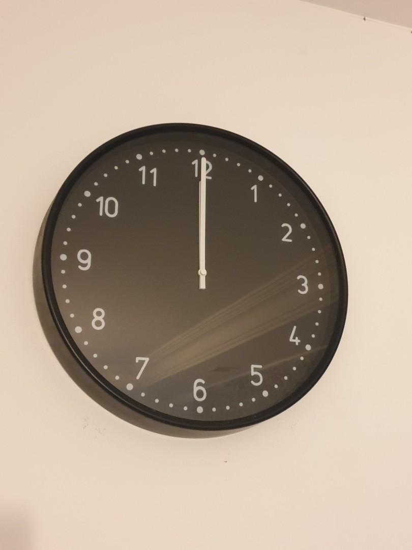 IKEA Bondis Wall Clock, Furniture & Home Living, Home Decor, Clocks on ...