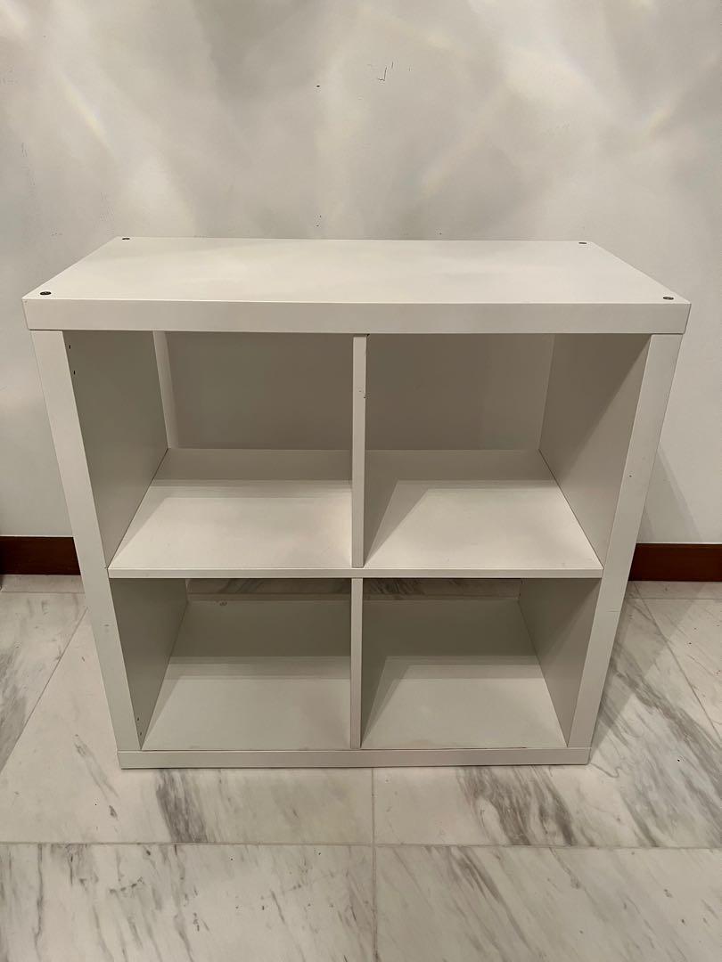 IKEA KALLAX Square Shelving Unit W76 H77 D39, Furniture & Home Living ...