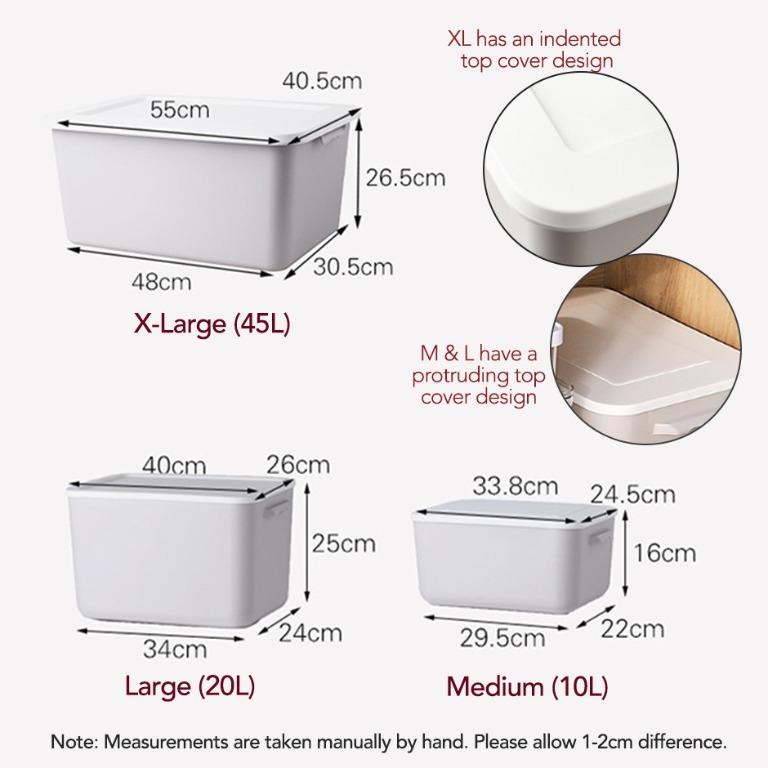 Japanese Minimalist Stackable Storage Boxes in Assorted Sizes ...