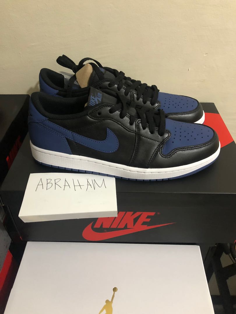 Jordan 1 low OG mystic blue on Carousell
