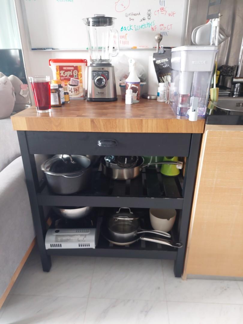 Kitchen island table Vadholma from Ikea, Furniture & Home Living ...