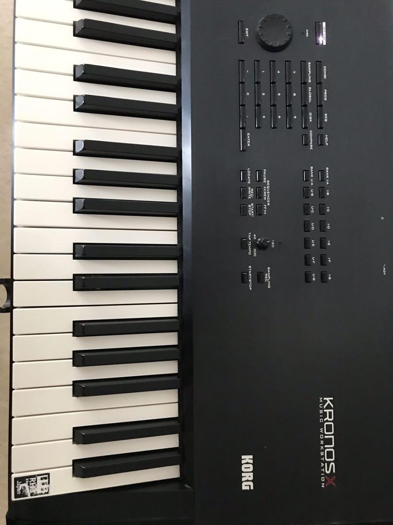 Korg Kronos X + keyboard stand, Hobbies & Toys, Music & Media, Musical ...