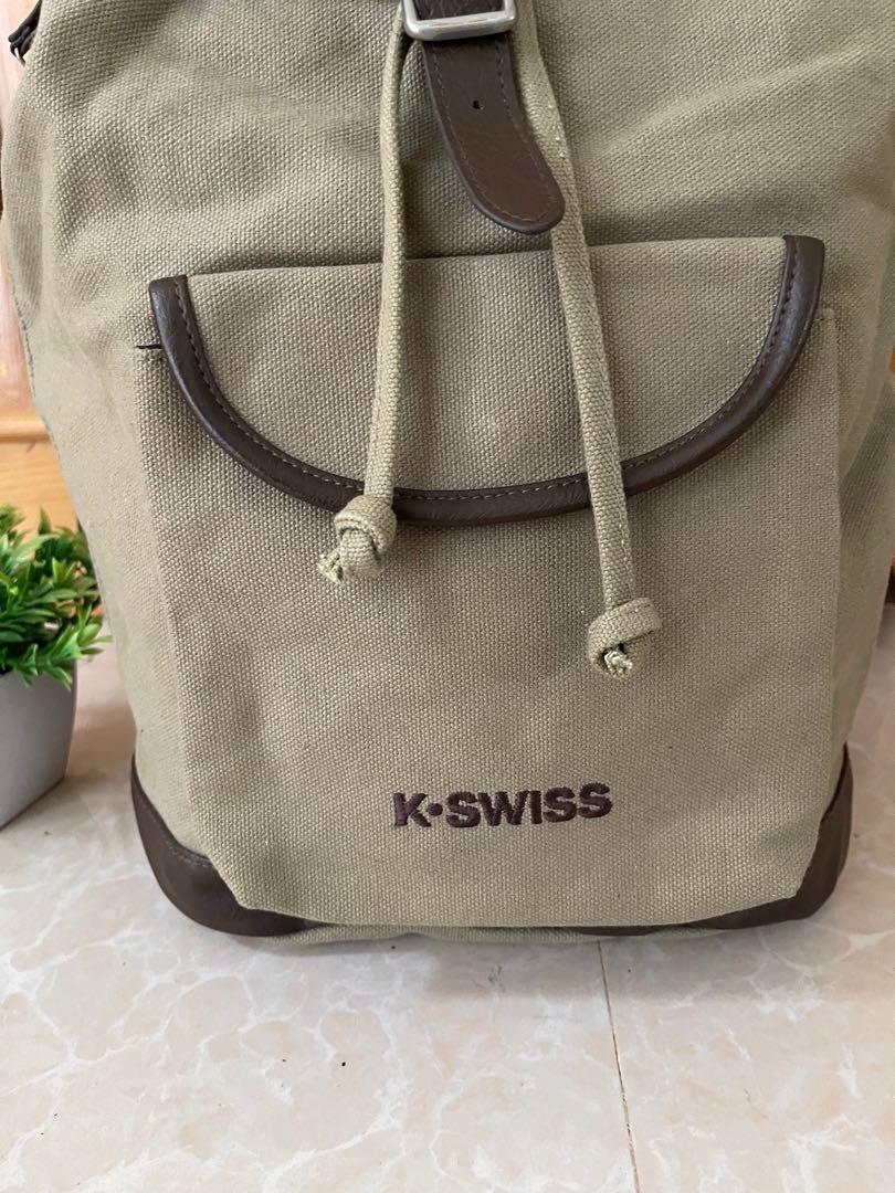 K-SWISS BACKPACK, Women's Fashion, Bags & Wallets, Backpacks on Carousell