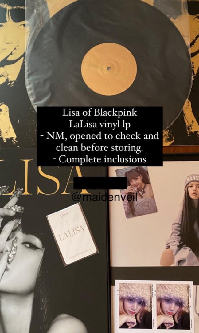 LaLisa - Lisa of Blackpink vinyl record, Hobbies & Toys, Music & Media ...