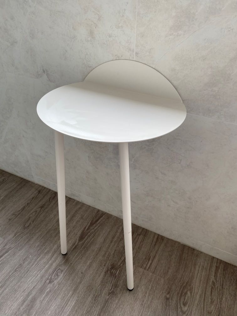 Leaning Side Table Minimalist Nordic Style, Furniture & Home Living ...