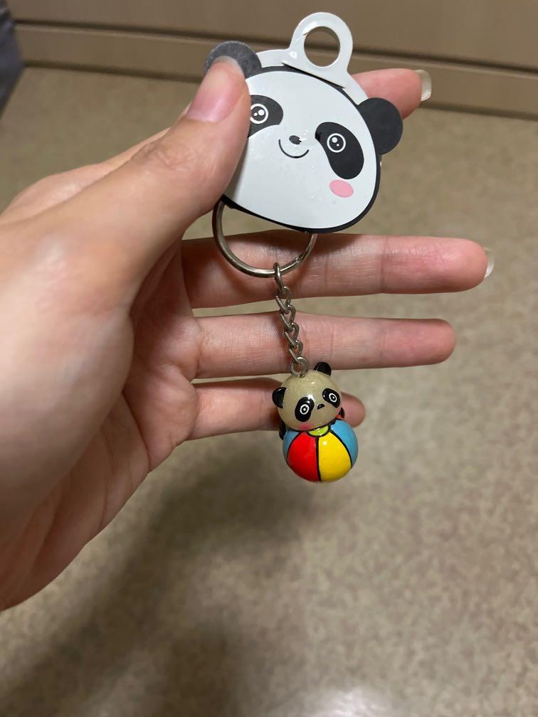 Luminous panda keychain, Hobbies & Toys, Toys & Games on Carousell