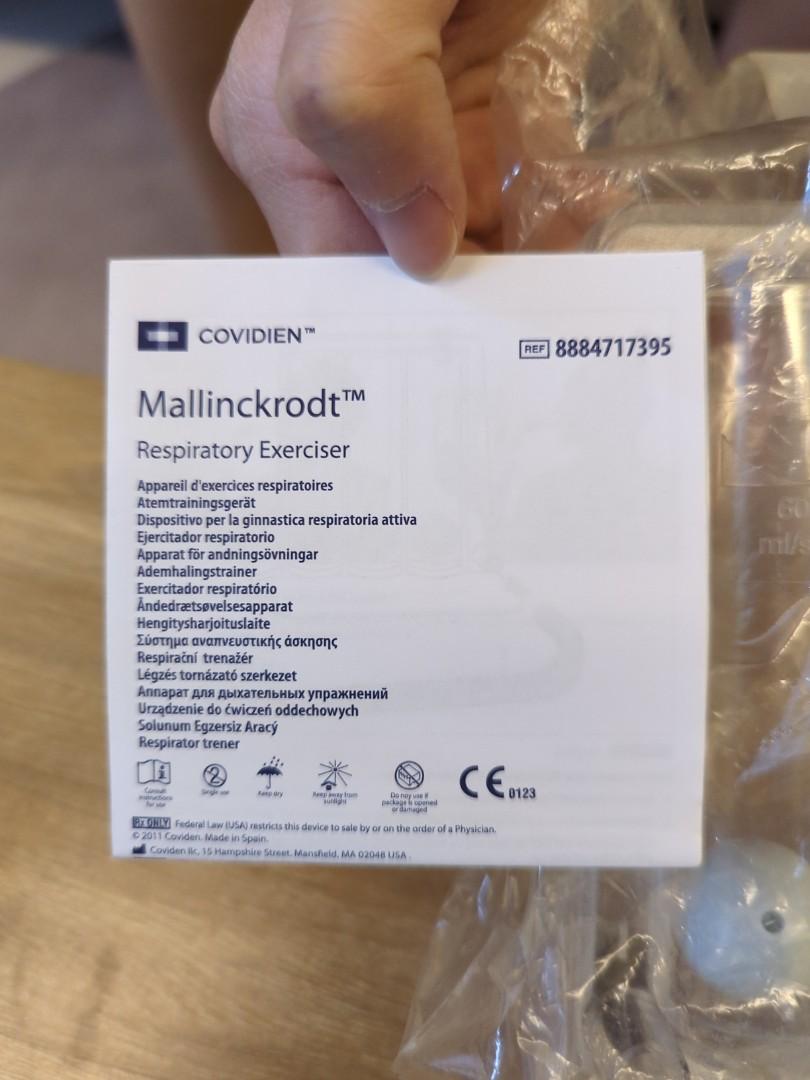Mallinckrodt Covidien incentive spirometer, Health & Nutrition, Health ...
