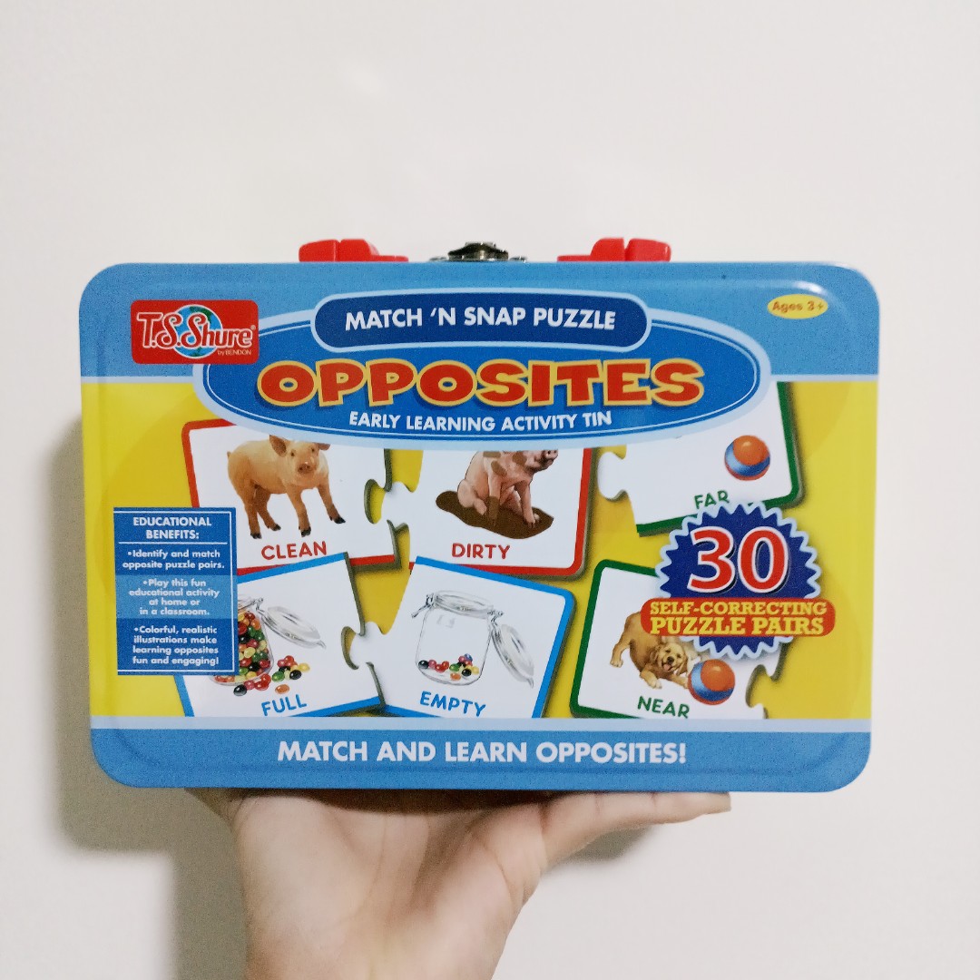 Match and Snap Puzzles - Opposites, Hobbies & Toys, Toys & Games on ...