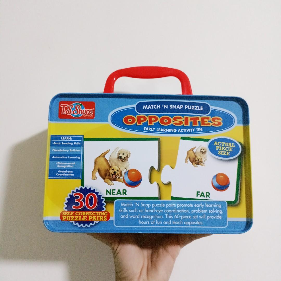 Match and Snap Puzzles - Opposites, Hobbies & Toys, Toys & Games on ...