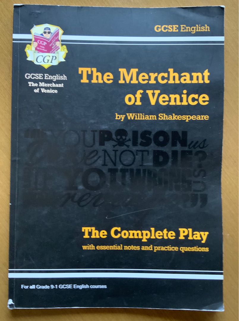 Merchant of Venice GCSE coursework guide, 興趣及遊戲, 書本 & 文具, 教科書 - Carousell