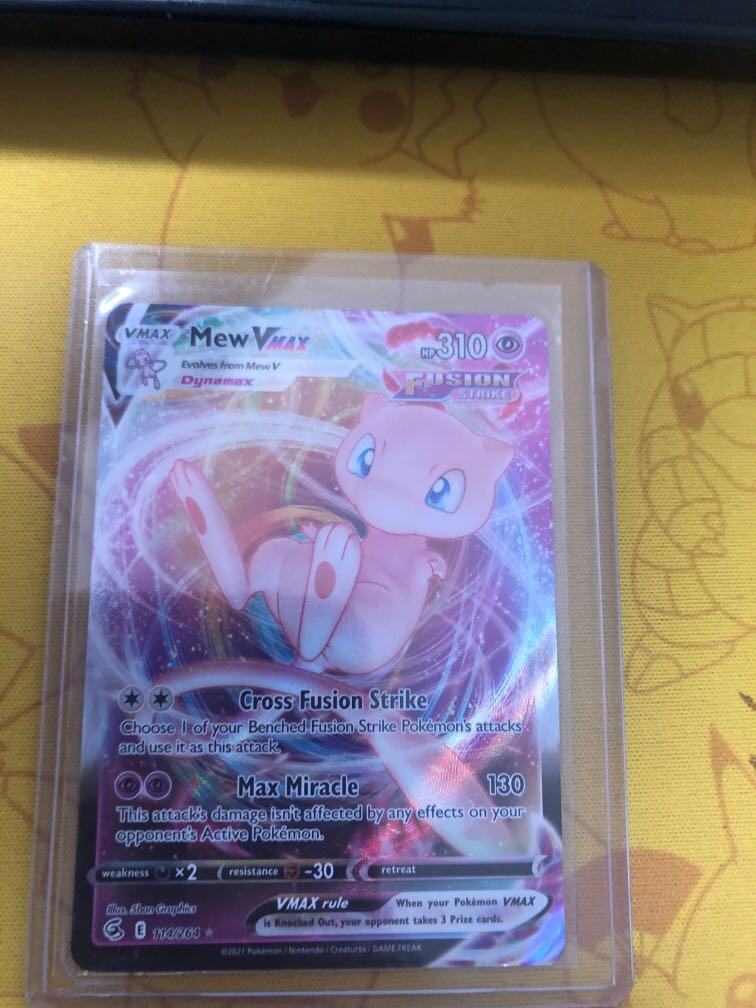 Mew vmax, Hobbies & Toys, Memorabilia & Collectibles, Vintage ...