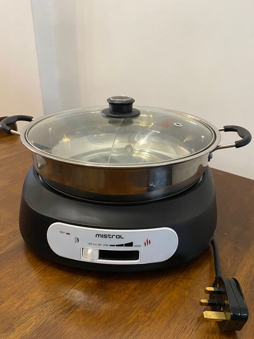 Mistral electric hot pot (yuanyang pot), TV & Home Appliances, Kitchen ...
