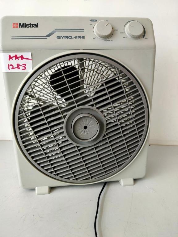 Mistral Gyro Aire Variable Speed Box Fan/Table Fan for sale @ $40 each ...