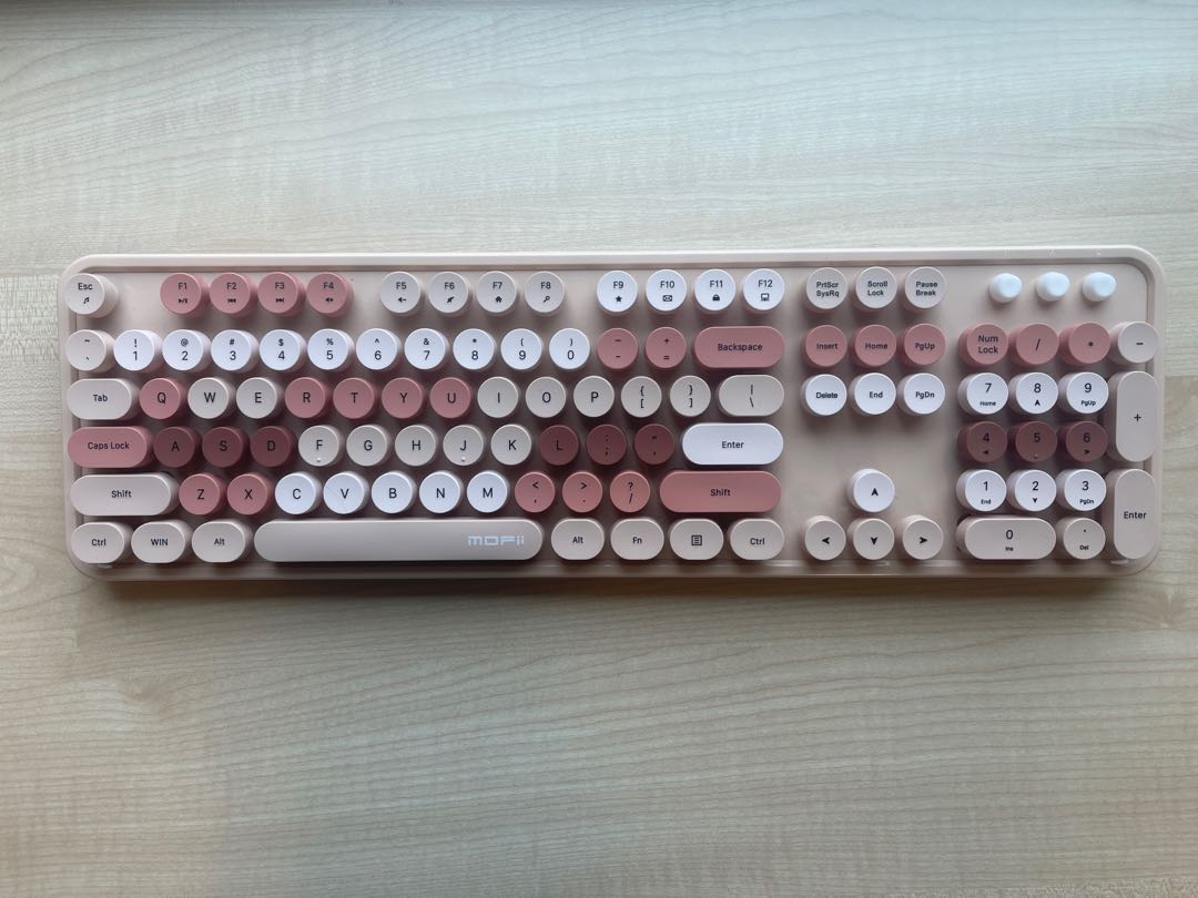 Mofii Milk Tea Keyboard, Computers & Tech, Parts & Accessories ...