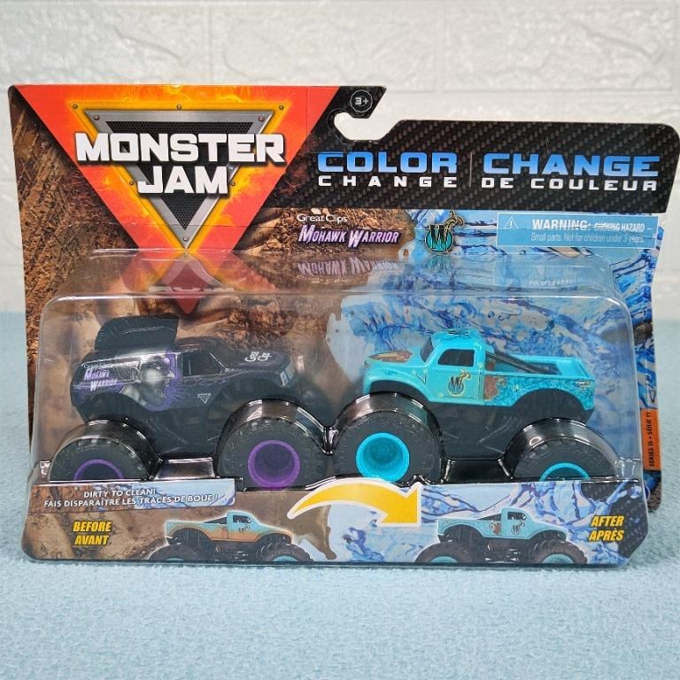Monster Jam Mohawk Warrior & Whiplash, Hobbies & Toys, Toys & Games on ...