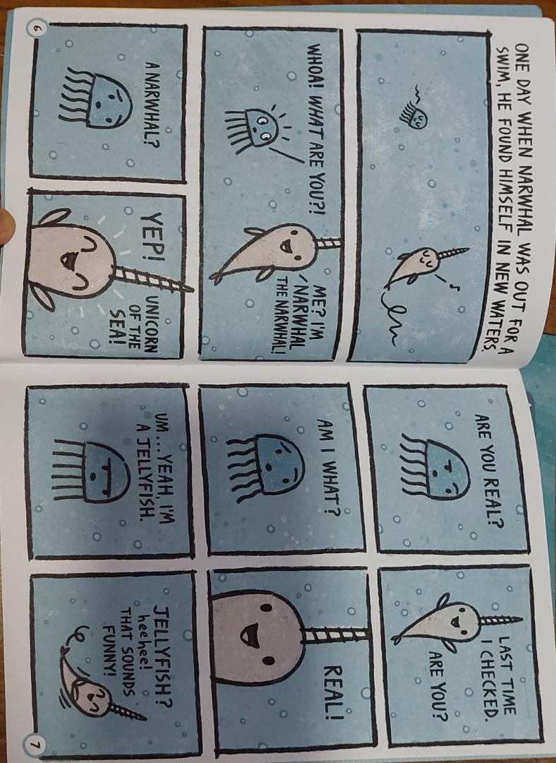 Narwhal and Jelly books 1-4, Hobbies & Toys, Books & Magazines, Comics ...