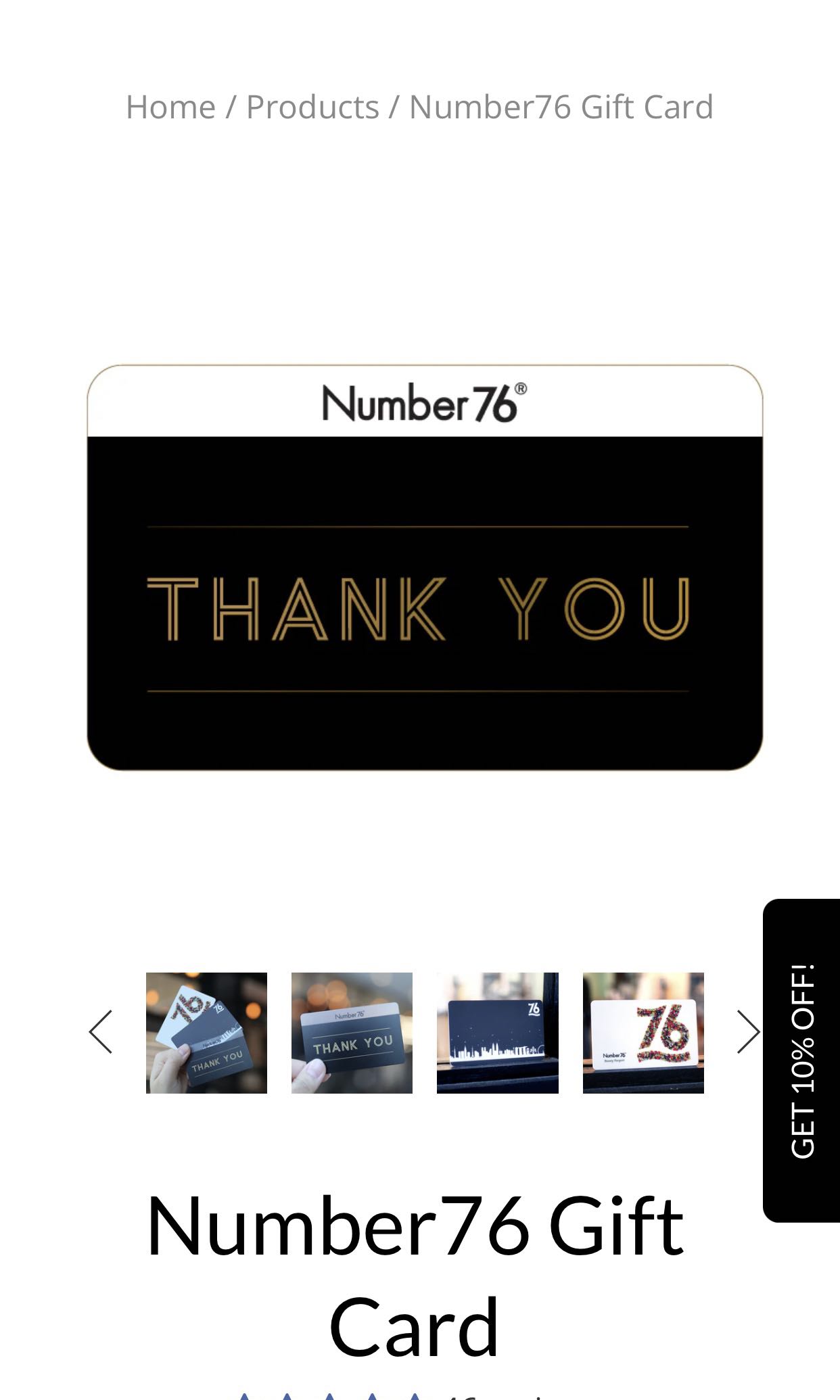 Number 76 Gift card for sale, Services, Beauty Services on Carousell