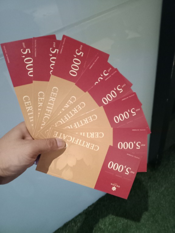 Okada Manila Gift Certificates, Tickets & Vouchers, Vouchers on Carousell